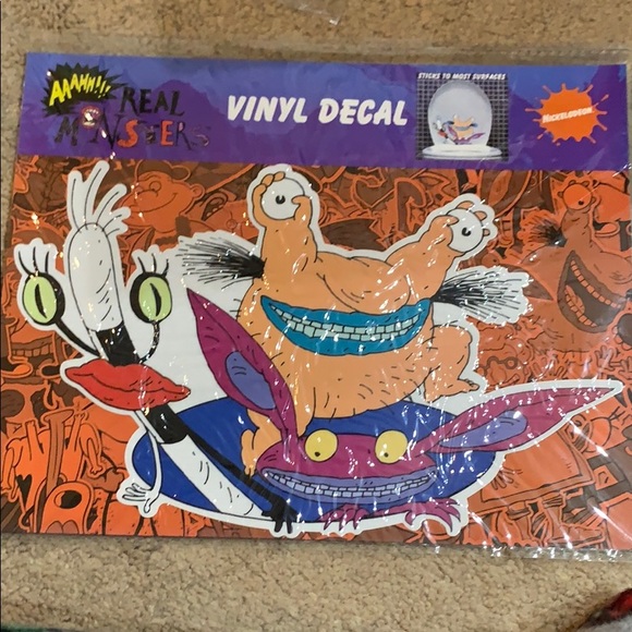 Nickelodeon | Other | Ahh Real Monsters Vinyl Decal Nick Box Exclusive ...